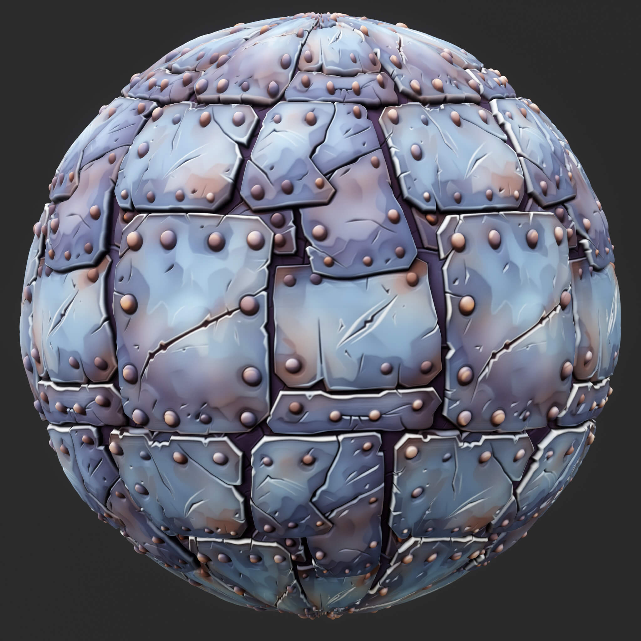 Stylized Metal Seamless Texture by zames1992d