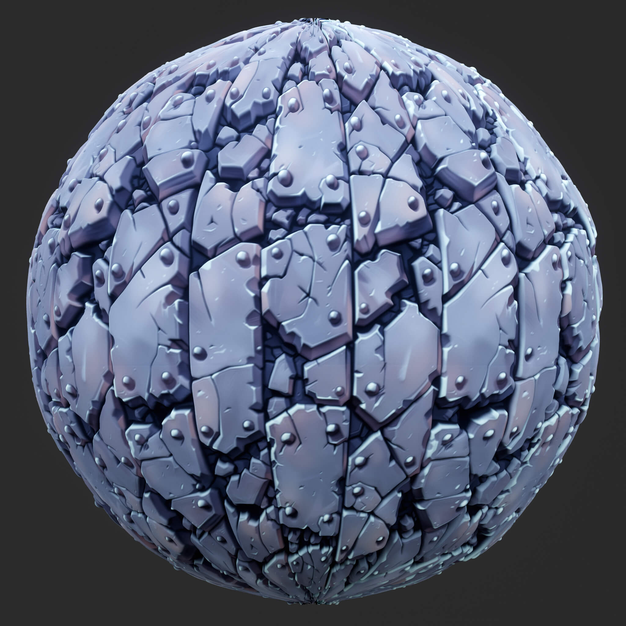 Stylized Metal Seamless Texture by zames1992d