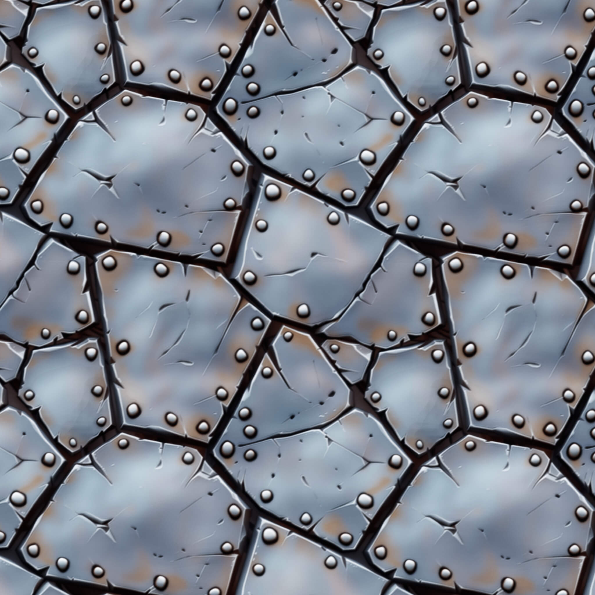 Stylized Metal Seamless Texture by zames1992d