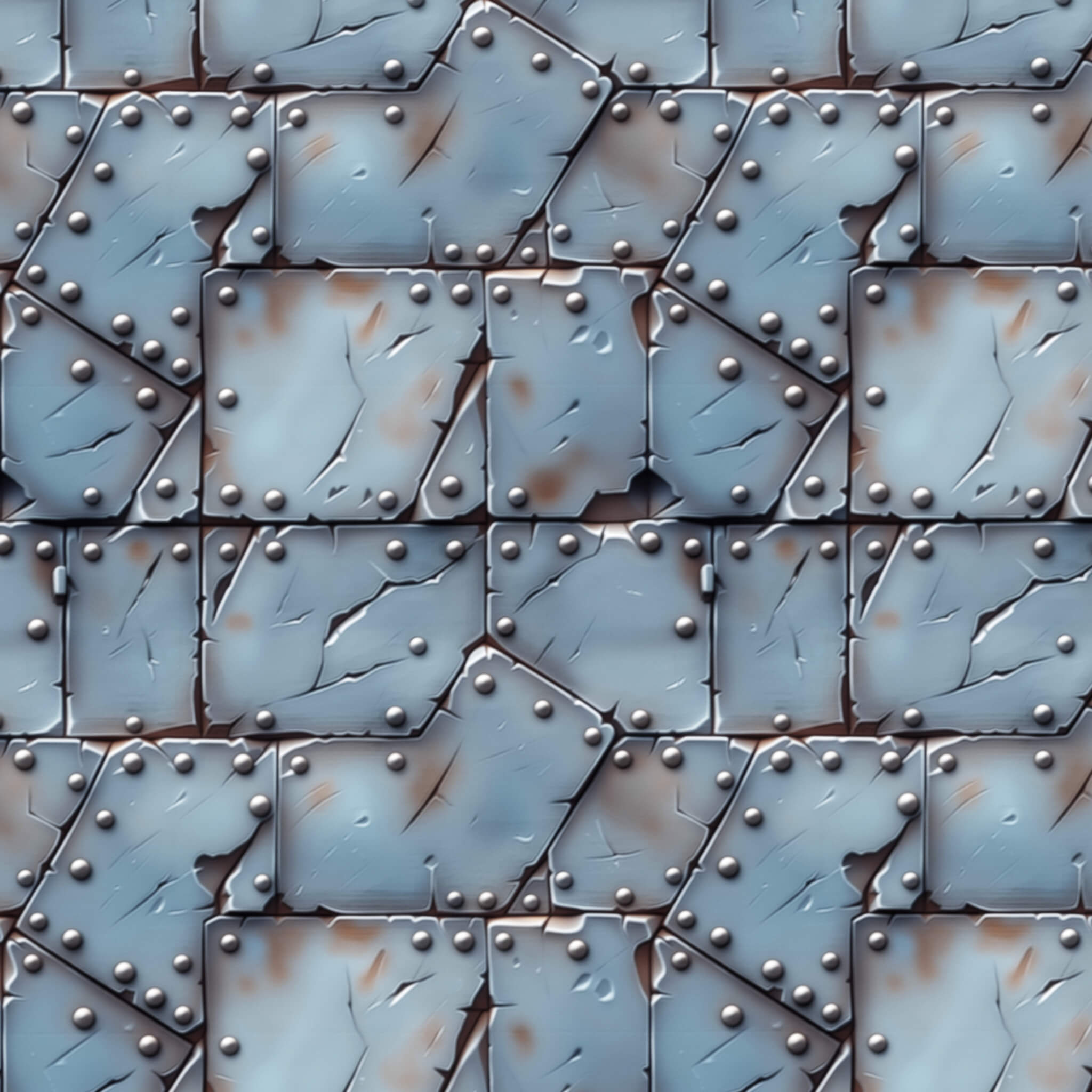 Stylized Metal Seamless Texture by zames1992d