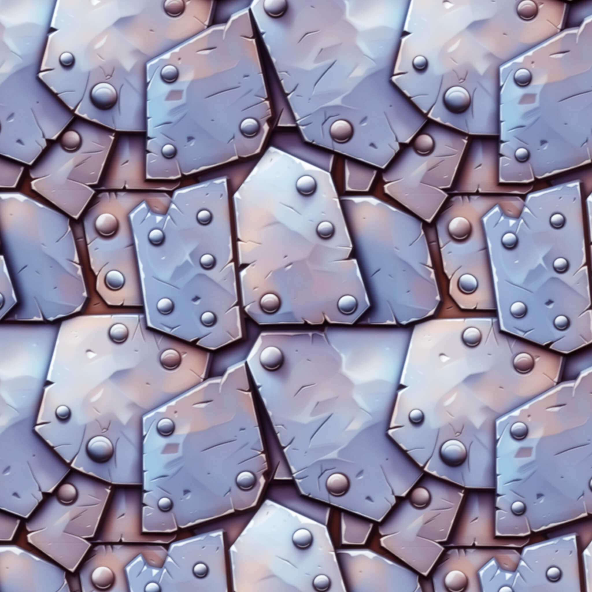 Stylized Metal Seamless Texture by zames1992d