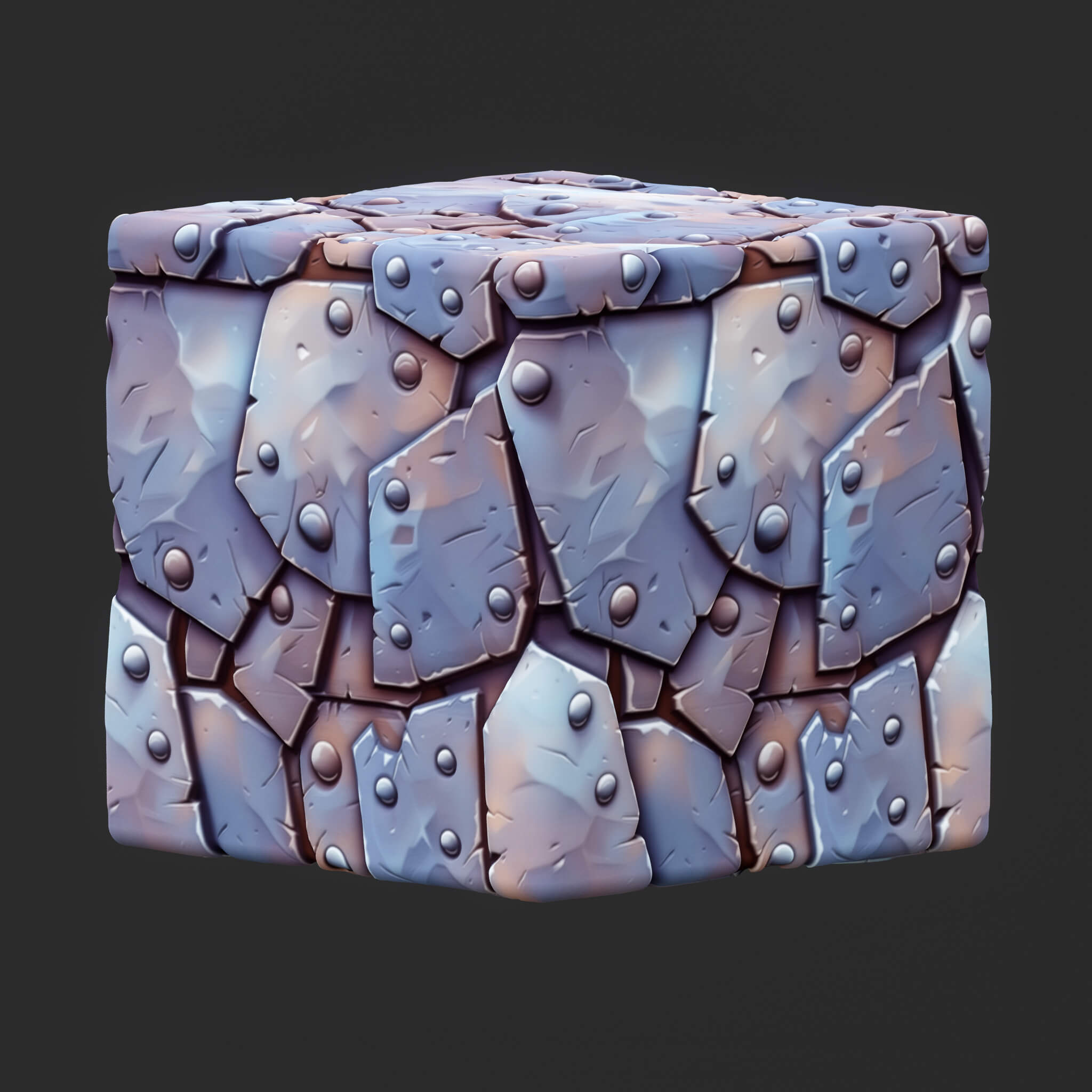 Stylized Metal Seamless Texture by zames1992d