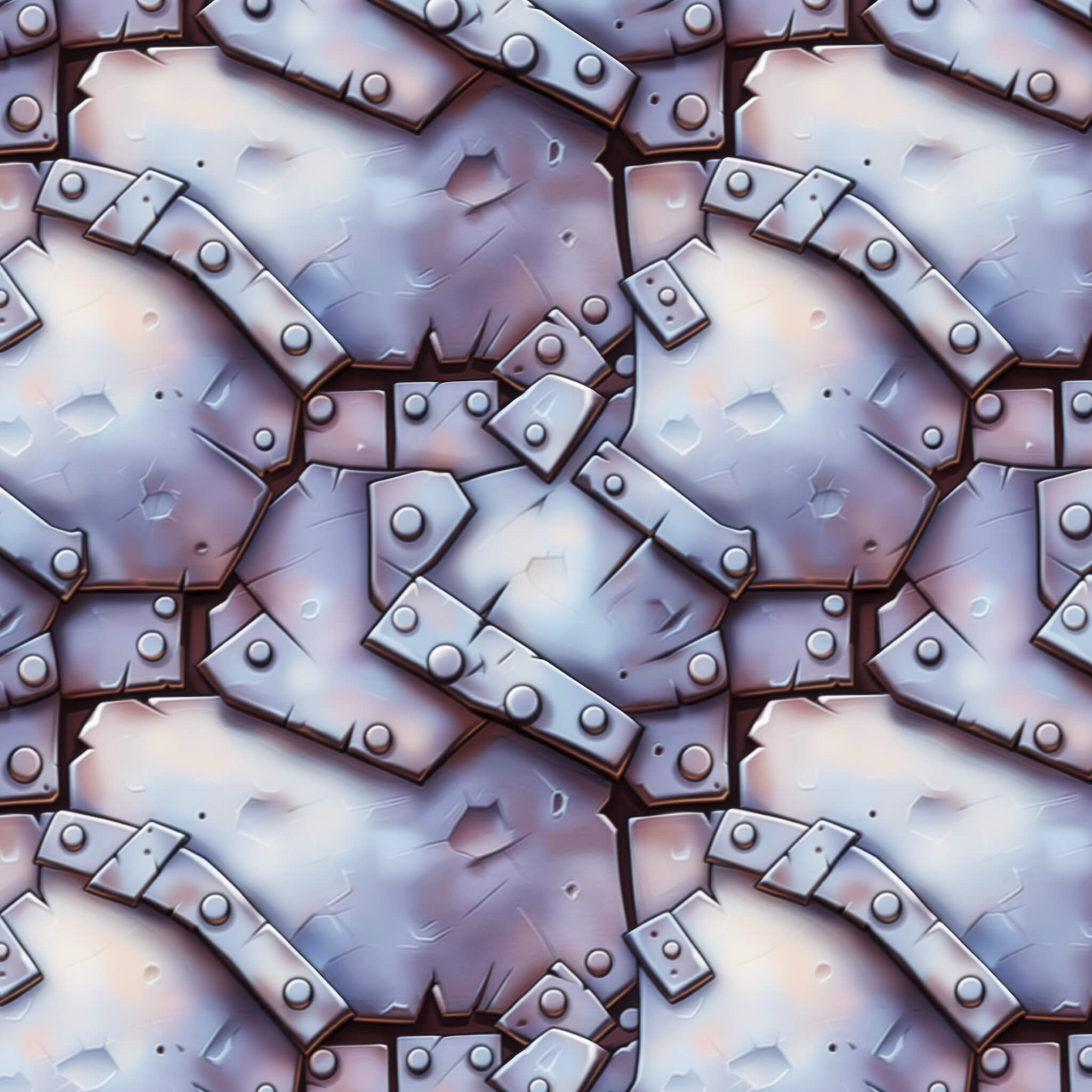 Stylized Metal Seamless Texture by zames1992d