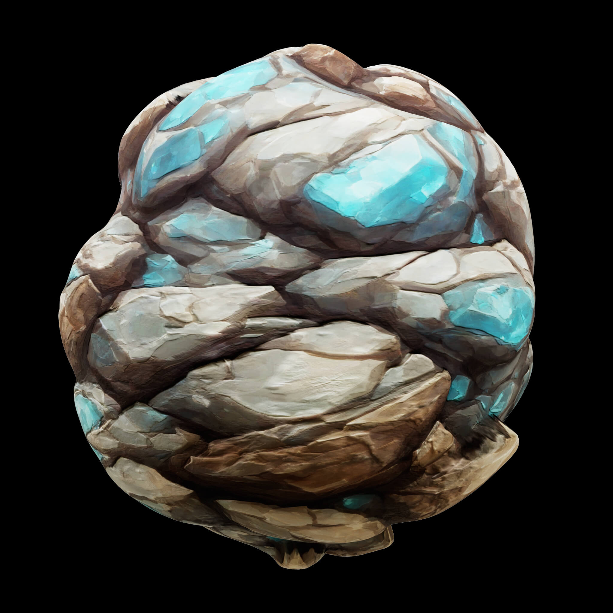Stylized Minerals V1 Seamless Texture by zames1992d