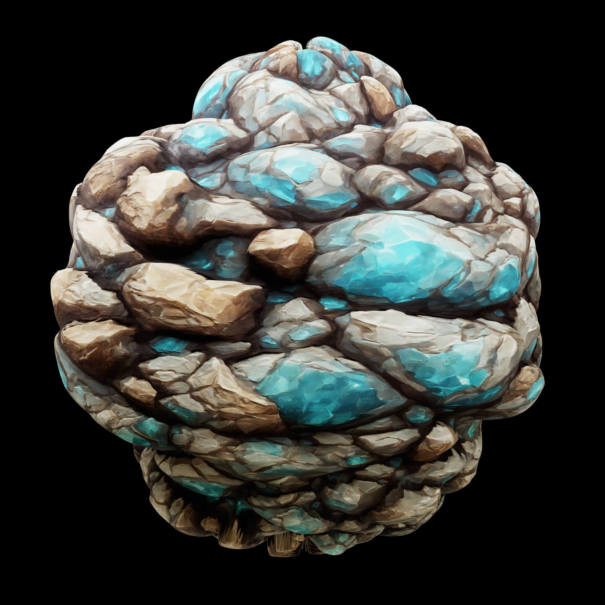 Stylized Minerals V1 Seamless Texture by zames1992d