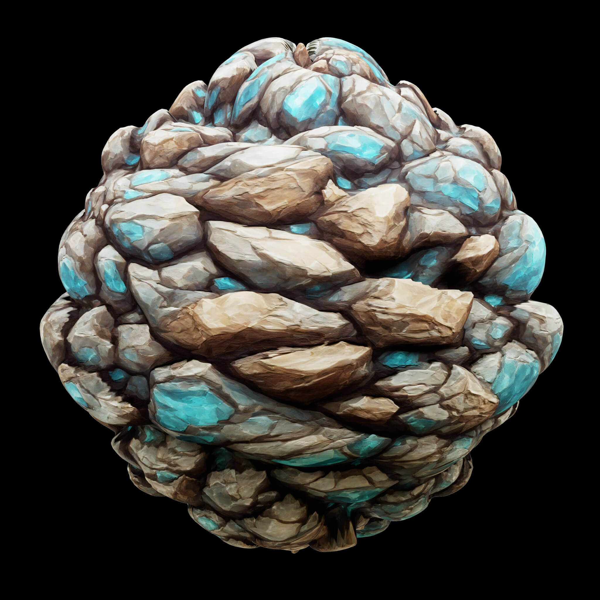 Stylized Minerals V1 Seamless Texture by zames1992d