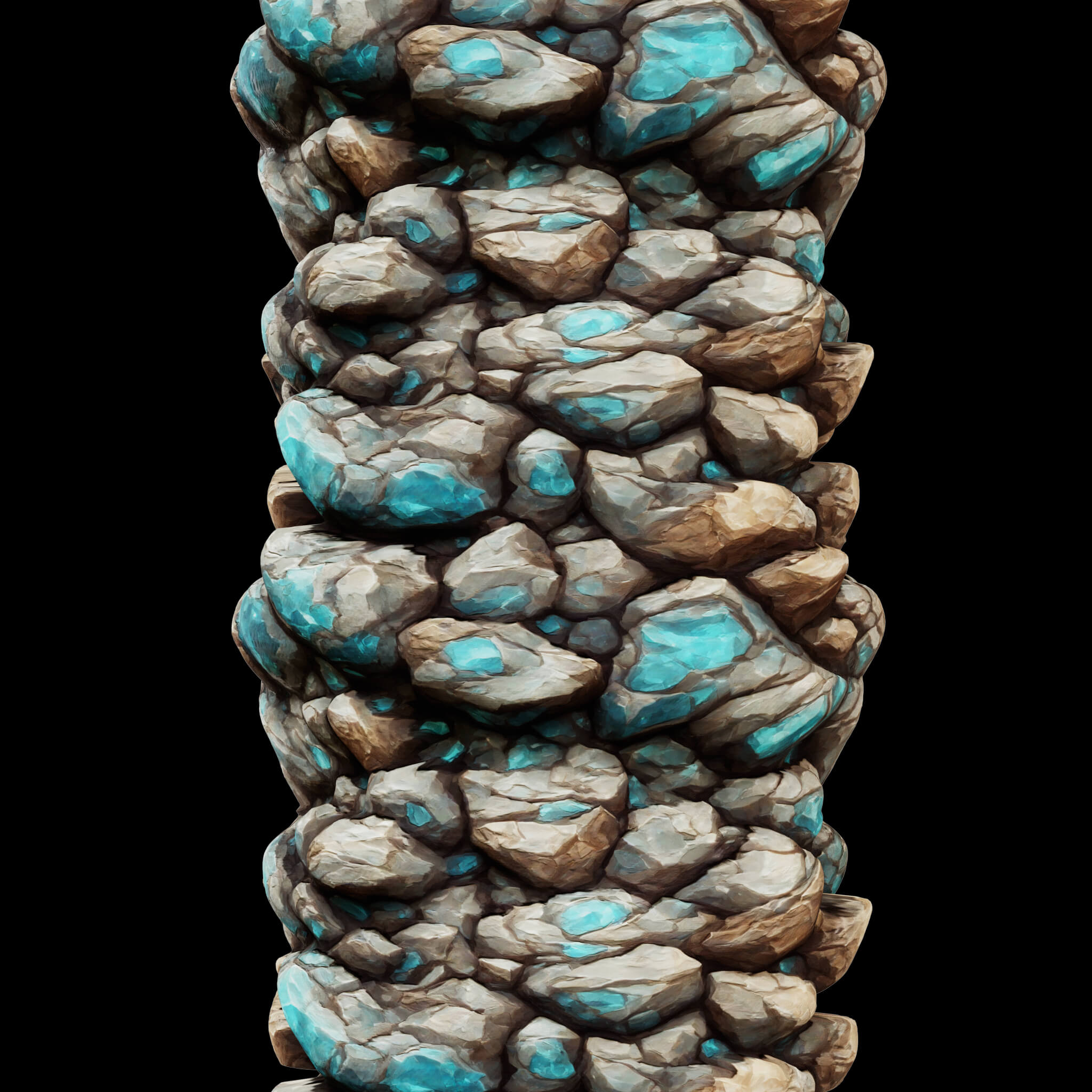 Stylized Minerals V1 Seamless Texture by zames1992d