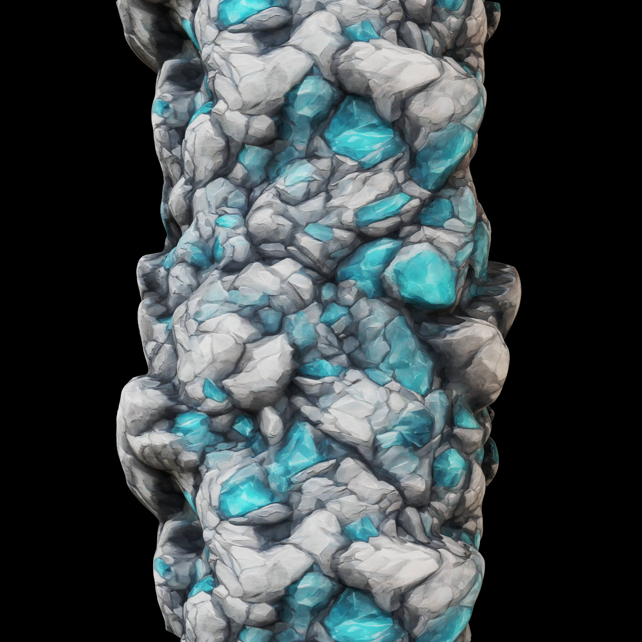 Stylized Minerals V2 Seamless Texture by zames1992d