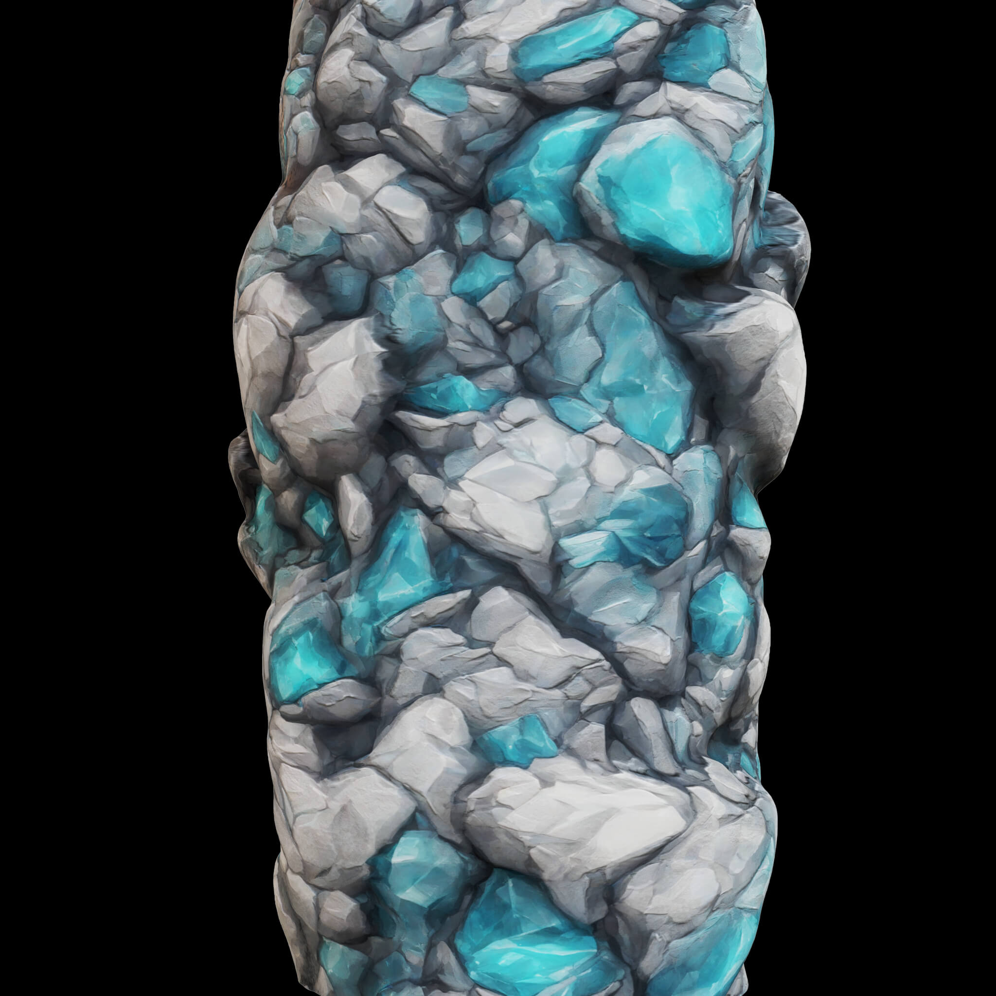 Stylized Minerals V2 Seamless Texture by zames1992d