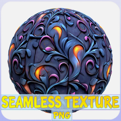 Stylized Ornaments Seamless Texture by zames1992d