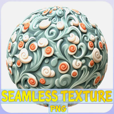 Stylized Ornaments Seamless Texture by zames1992d