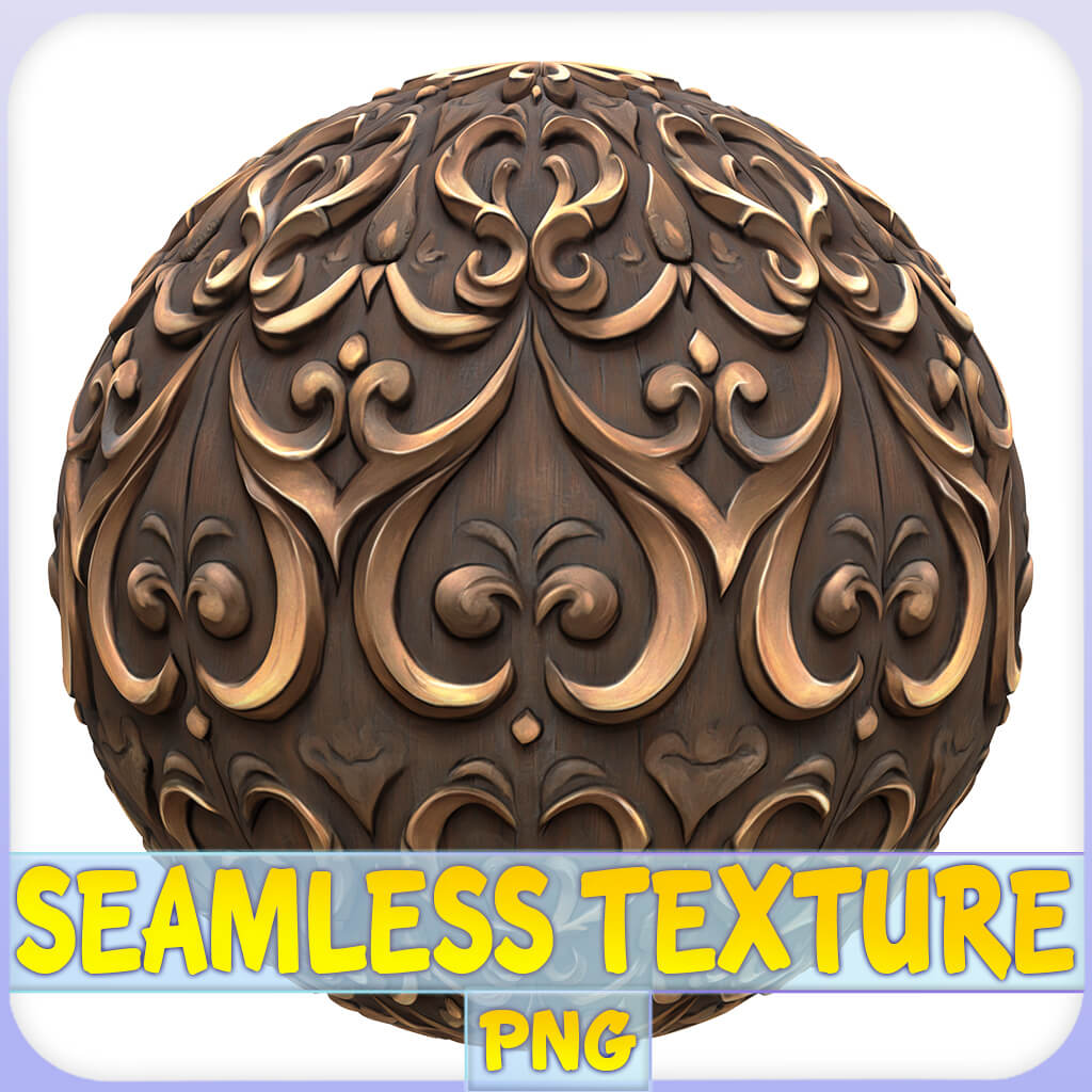 Stylized Ornaments Seamless Texture by zames1992d