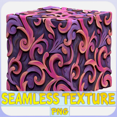 Stylized Ornaments Seamless Texture by zames1992d