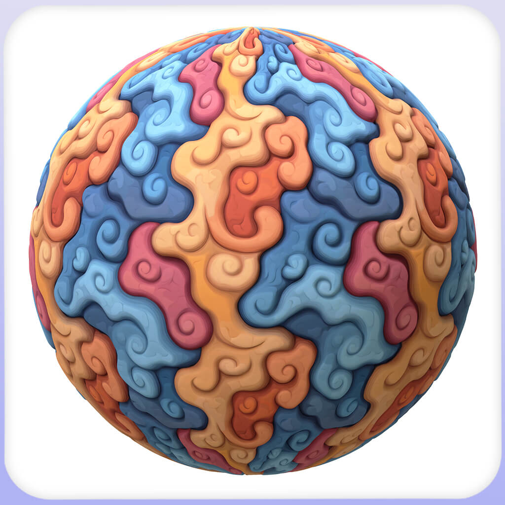 Stylized Ornaments Seamless Texture by zames1992d