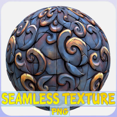 Stylized Ornaments Seamless Texture by zames1992d