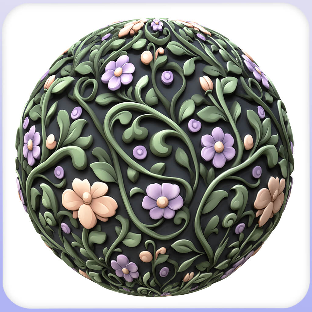 Stylized Ornaments Seamless Texture by zames1992d