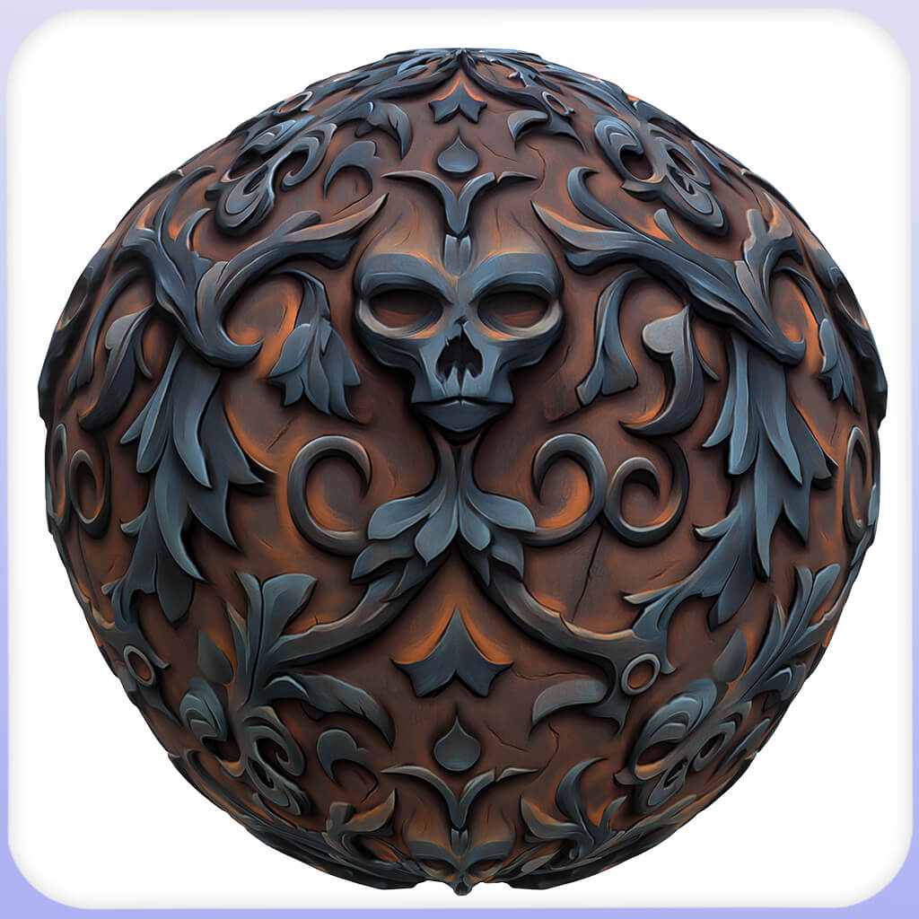 Stylized Ornaments Seamless Texture by zames1992d