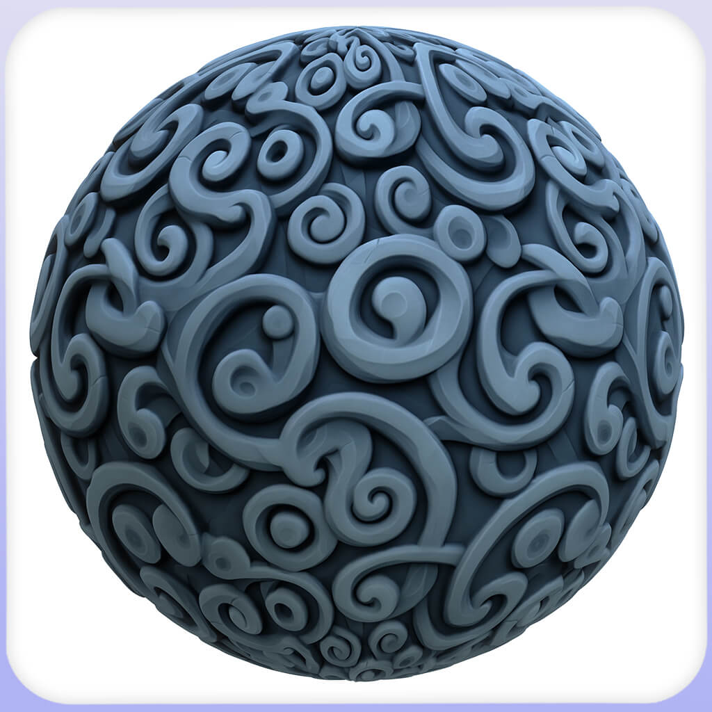 Stylized Ornaments Seamless Texture by zames1992d