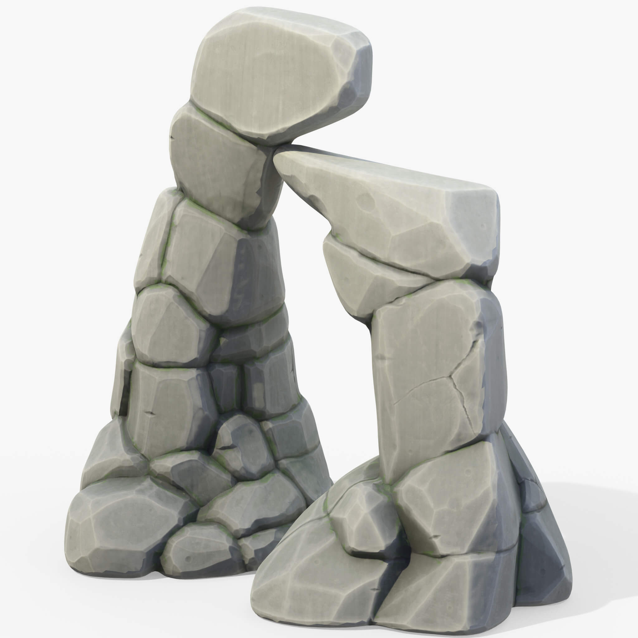 Stylized Rock Cliff Stone Gate - 3D Model by zames1992d