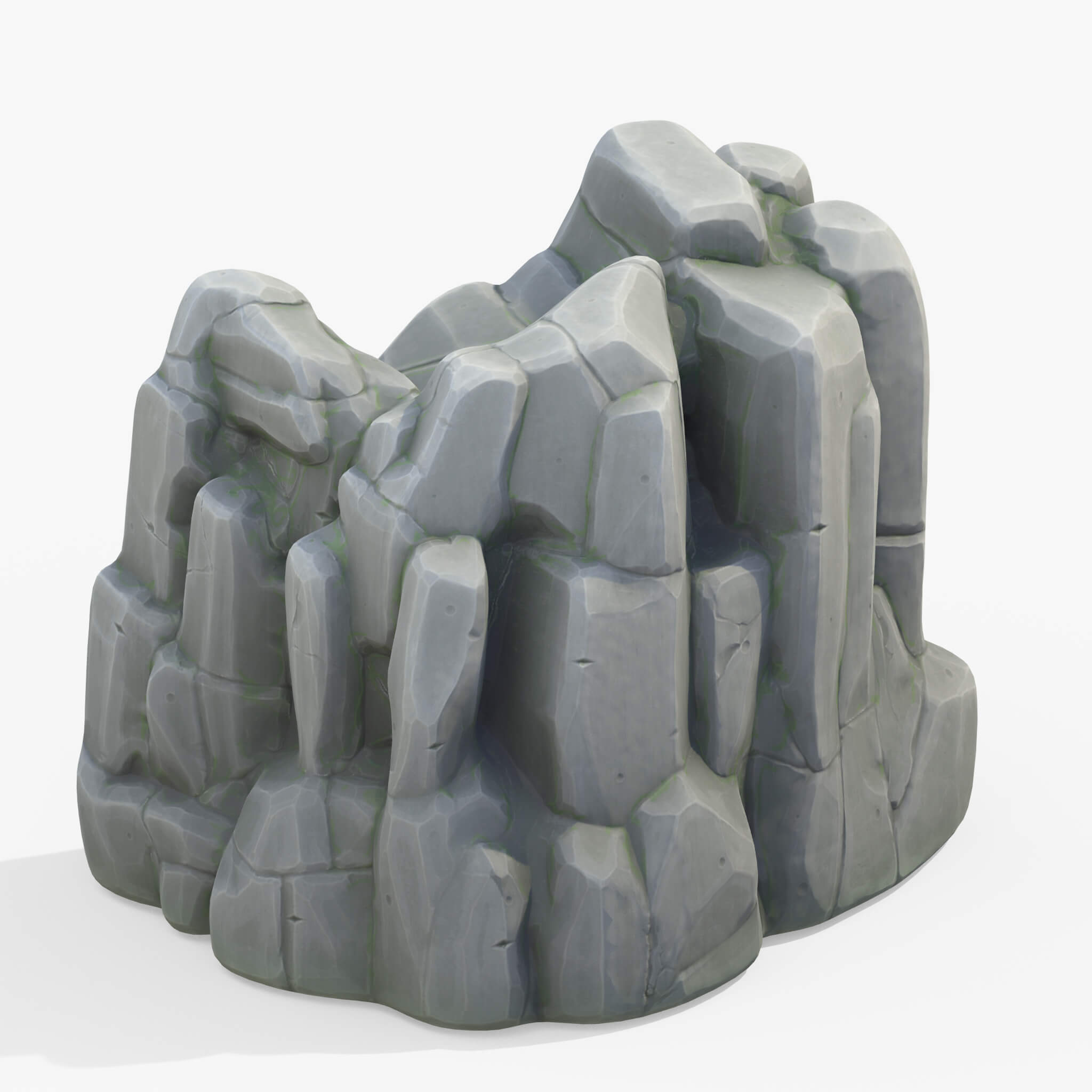 Stylized Rock Stone Cliff - 3D Model by zames1992d