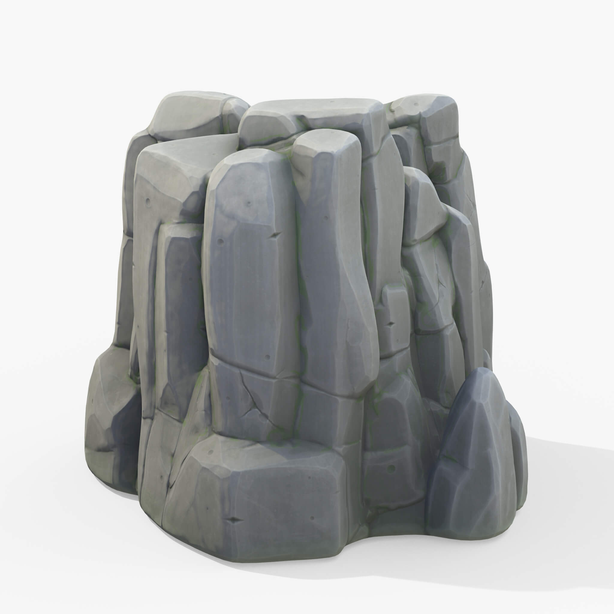 Stylized Rock Stone Cliff - 3D Model by zames1992d