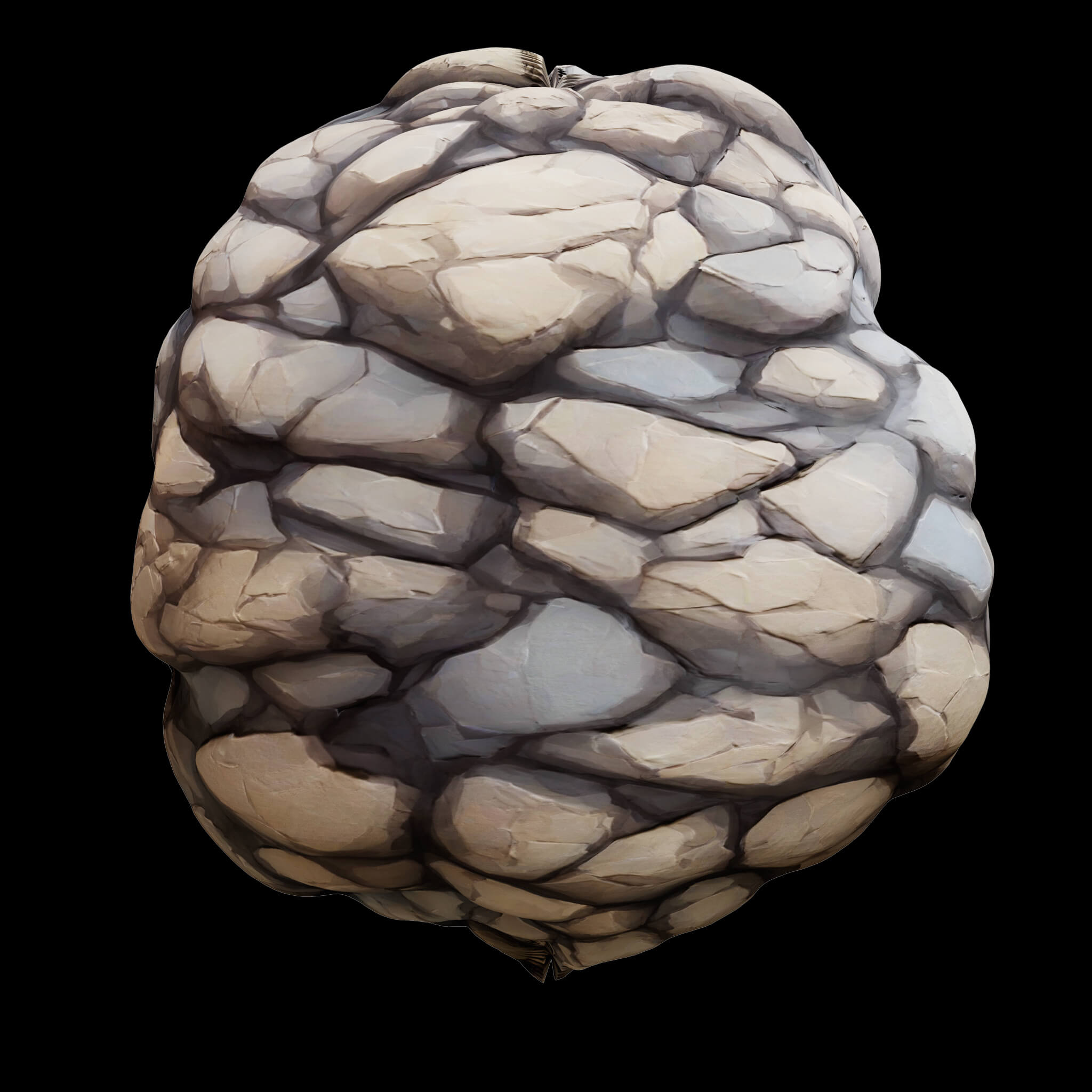 Stylized Rock V1 Seamless Texture by zames1992d