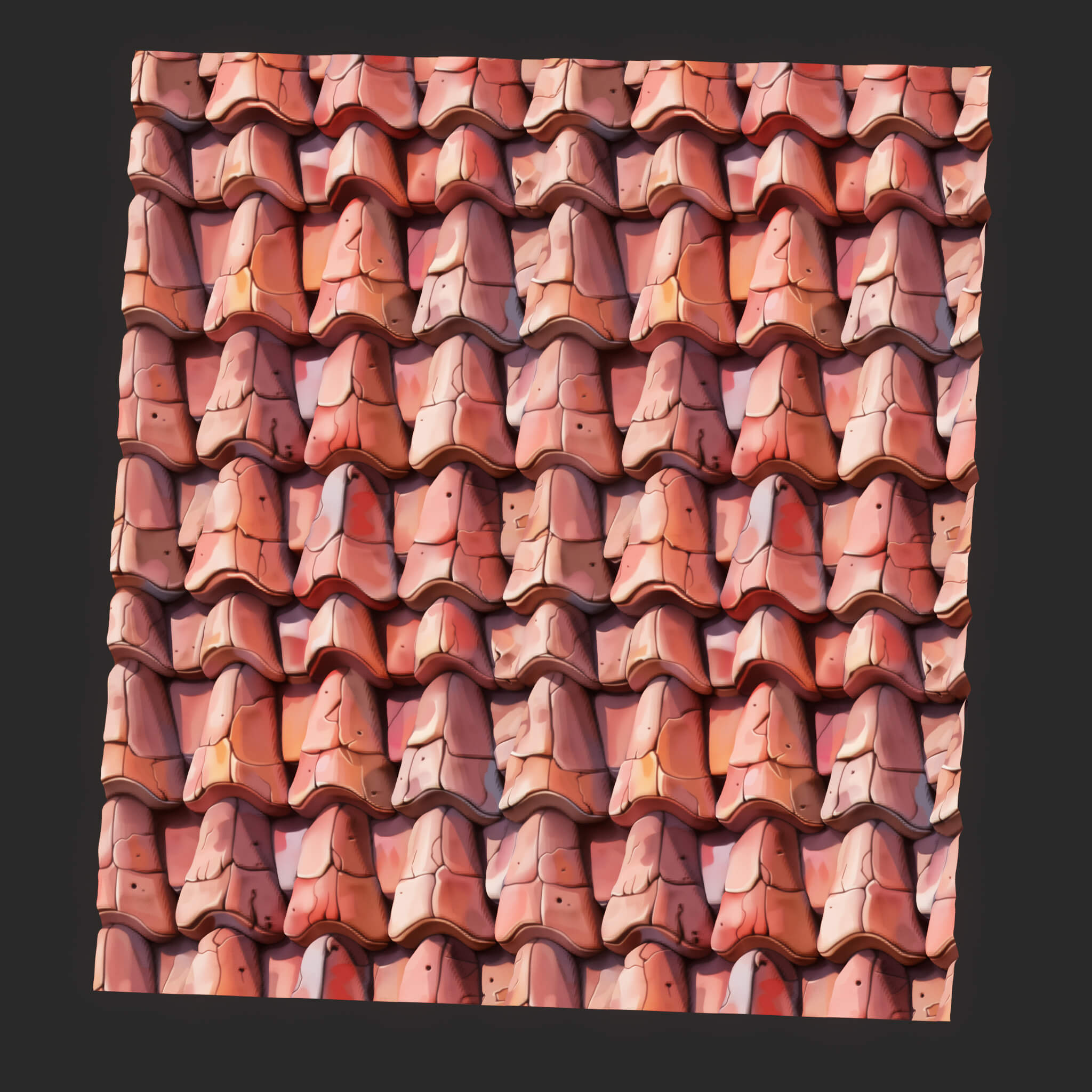 Stylized Roof Seamless Texture by zames1992d