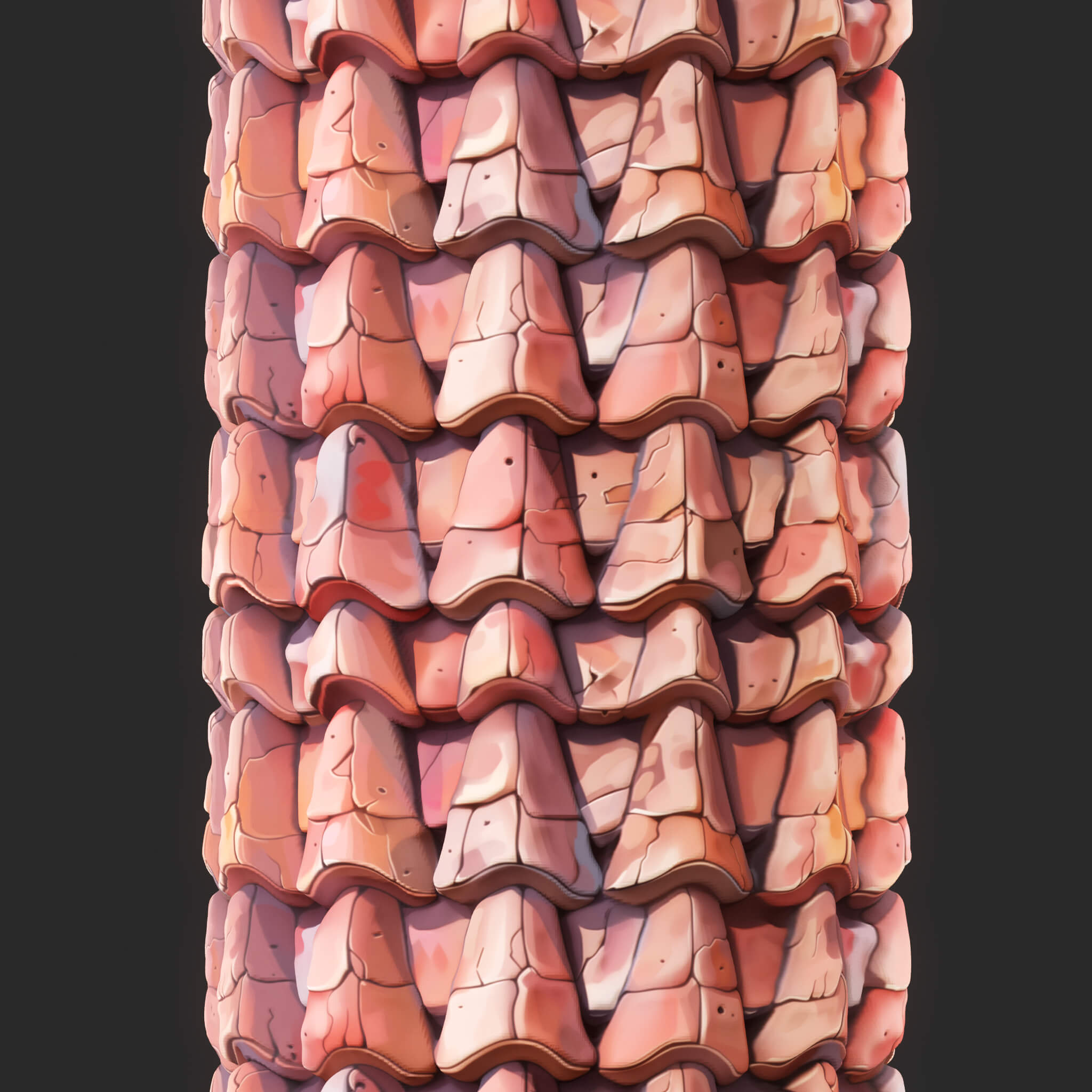Stylized Roof Seamless Texture by zames1992d