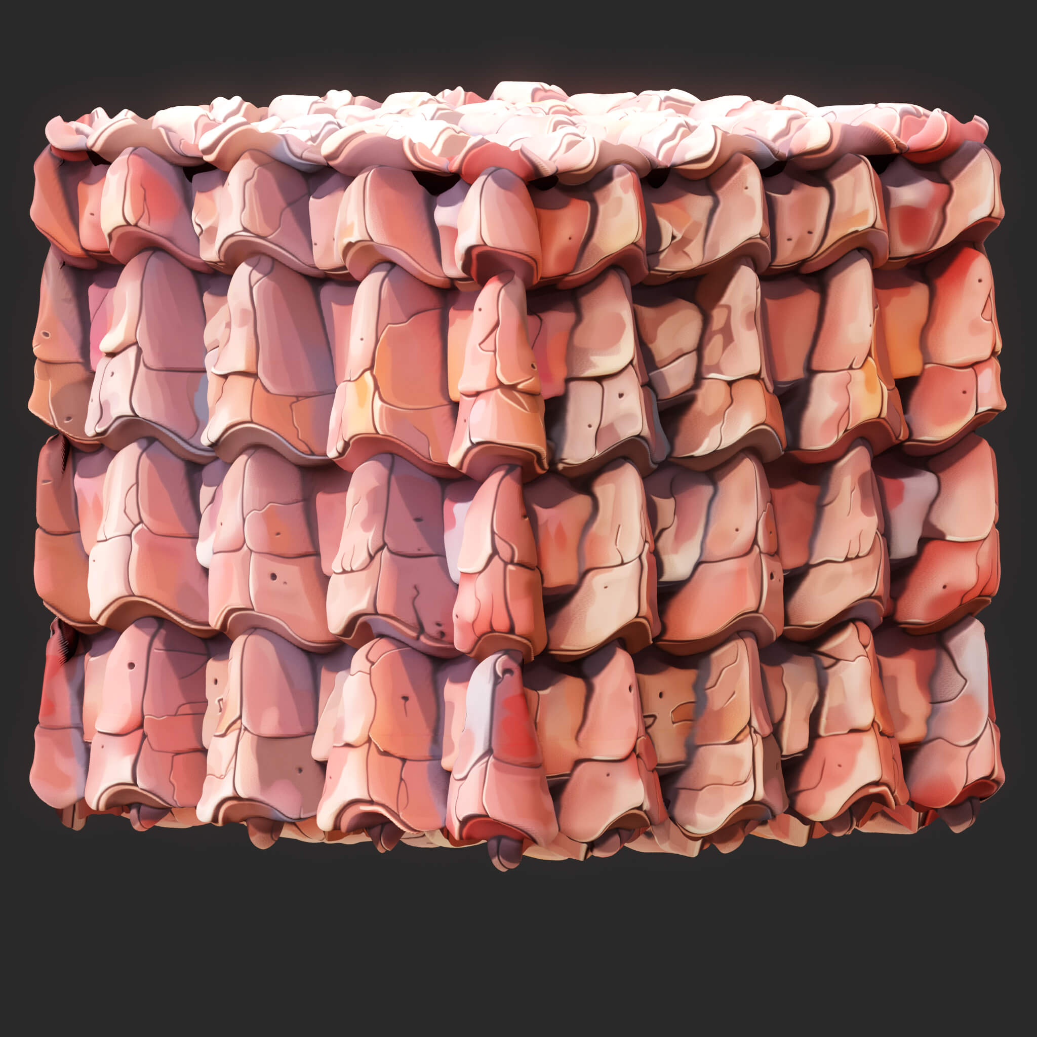 Stylized Roof Seamless Texture by zames1992d