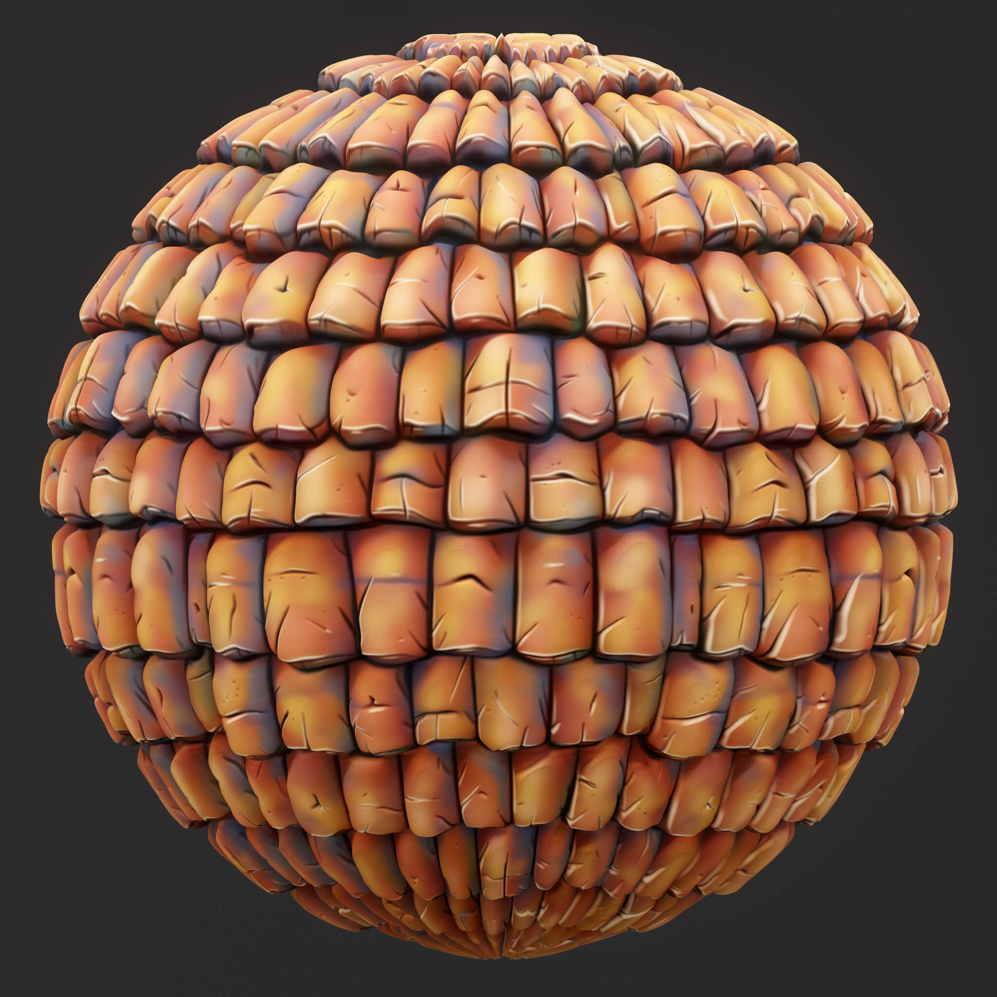 Stylized Roof Seamless Texture by zames1992d