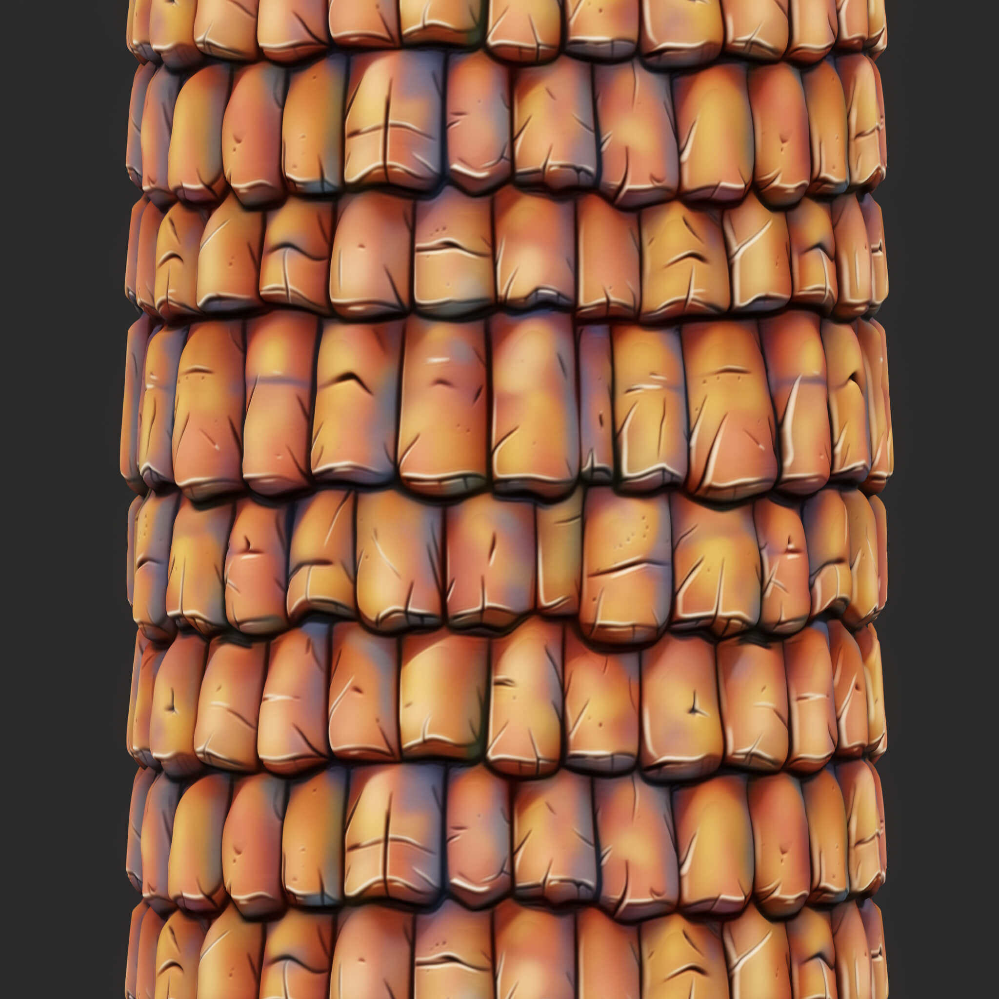 Stylized Roof Seamless Texture by zames1992d