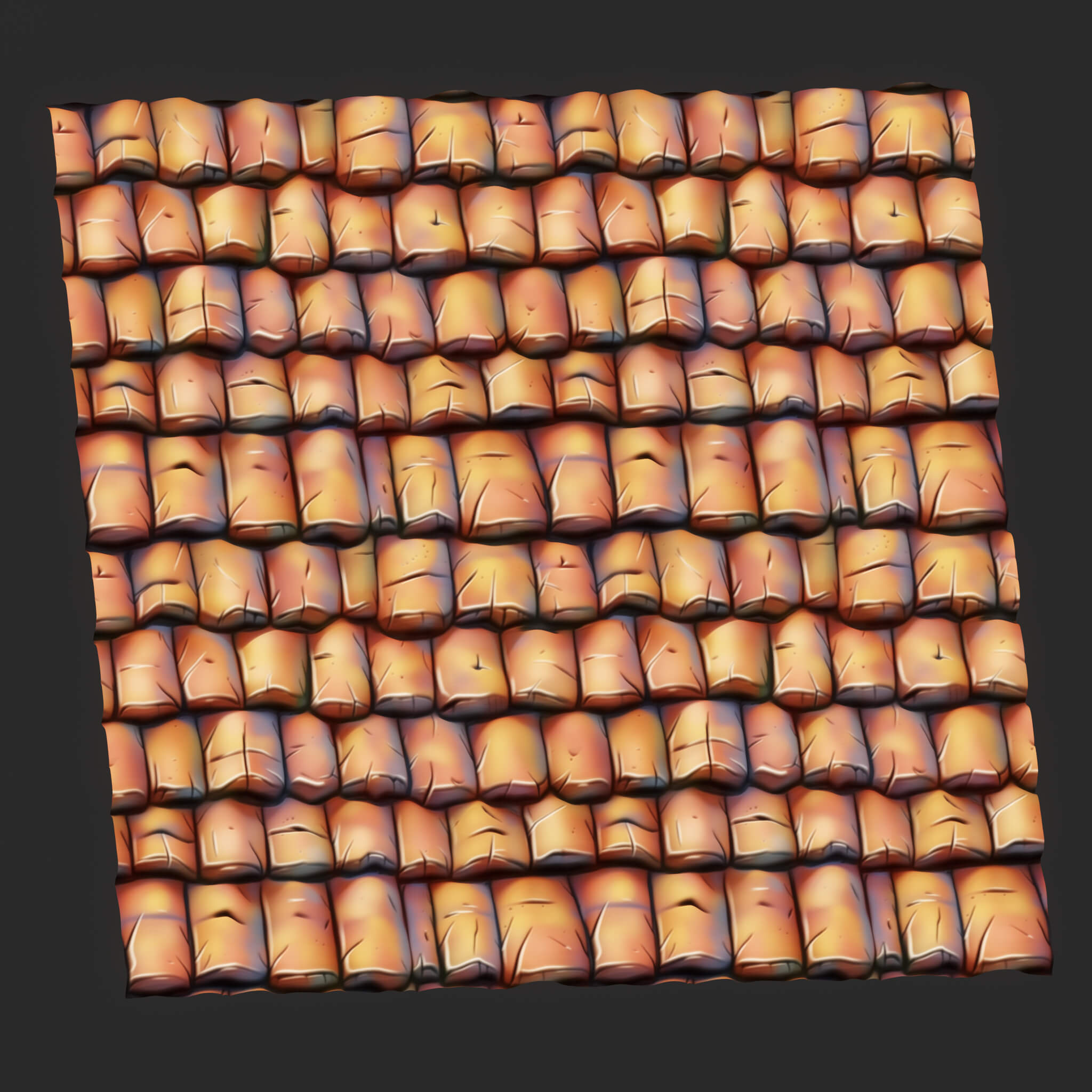 Stylized Roof Seamless Texture by zames1992d