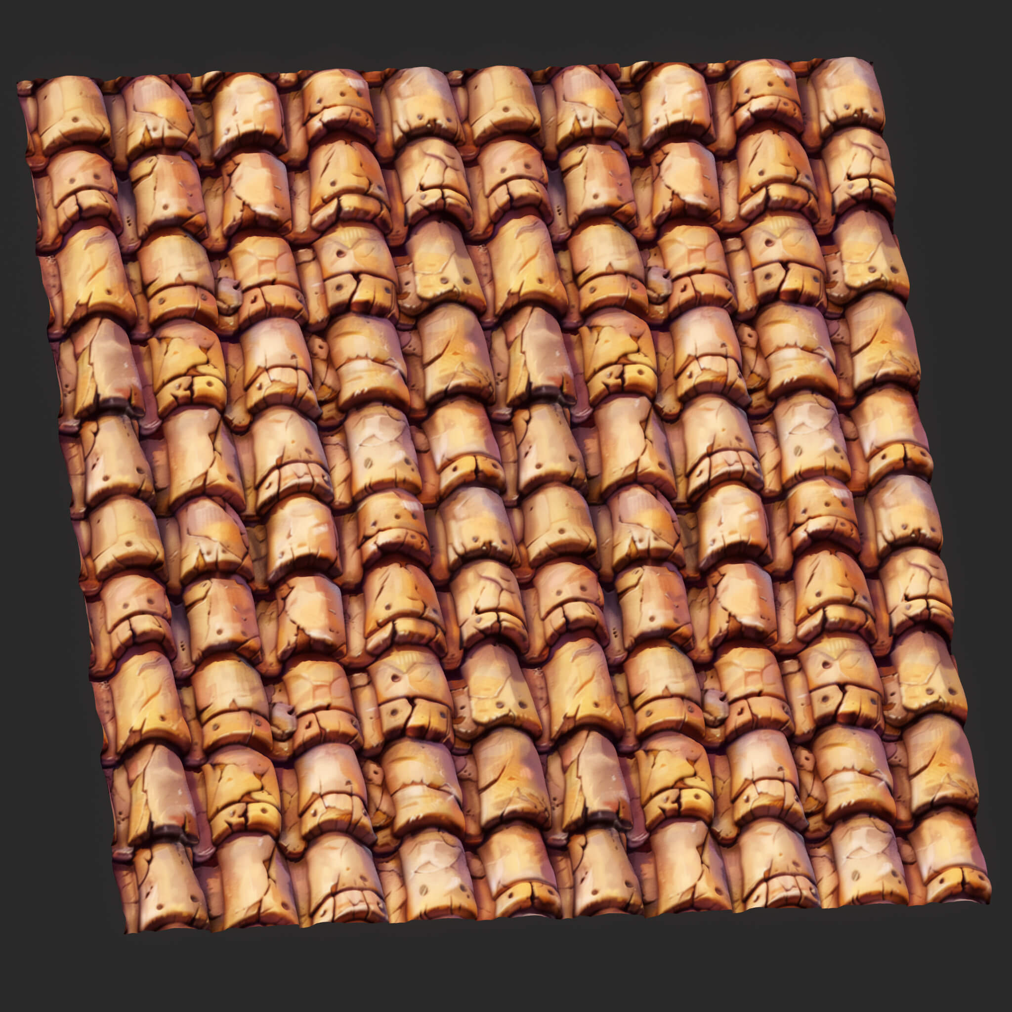 Stylized Roof Seamless Texture by zames1992d