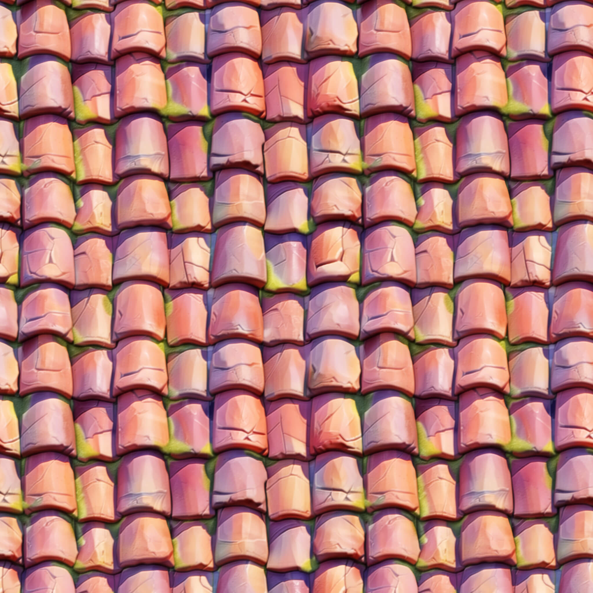 Stylized Roof Seamless Texture by zames1992d