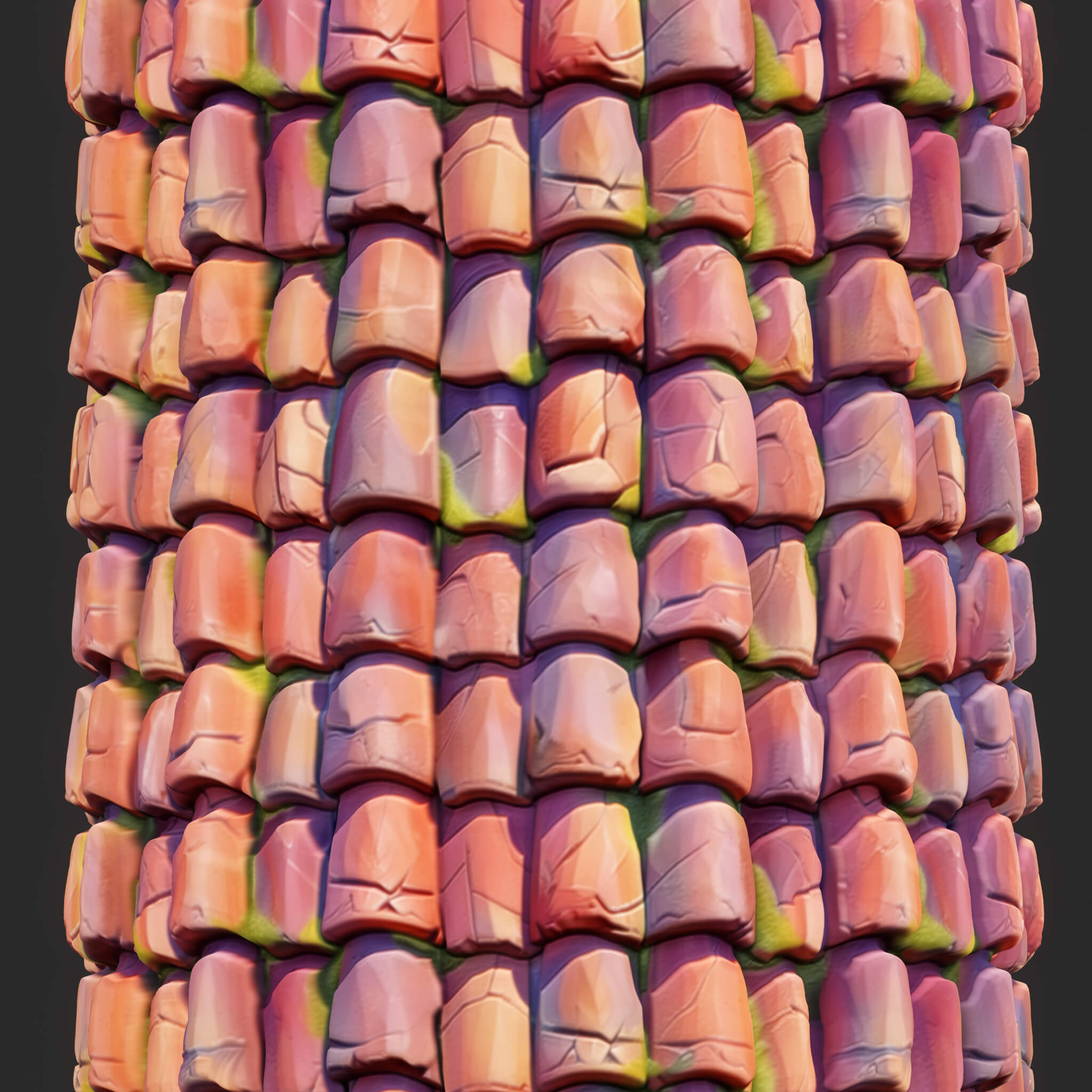 Stylized Roof Seamless Texture by zames1992d