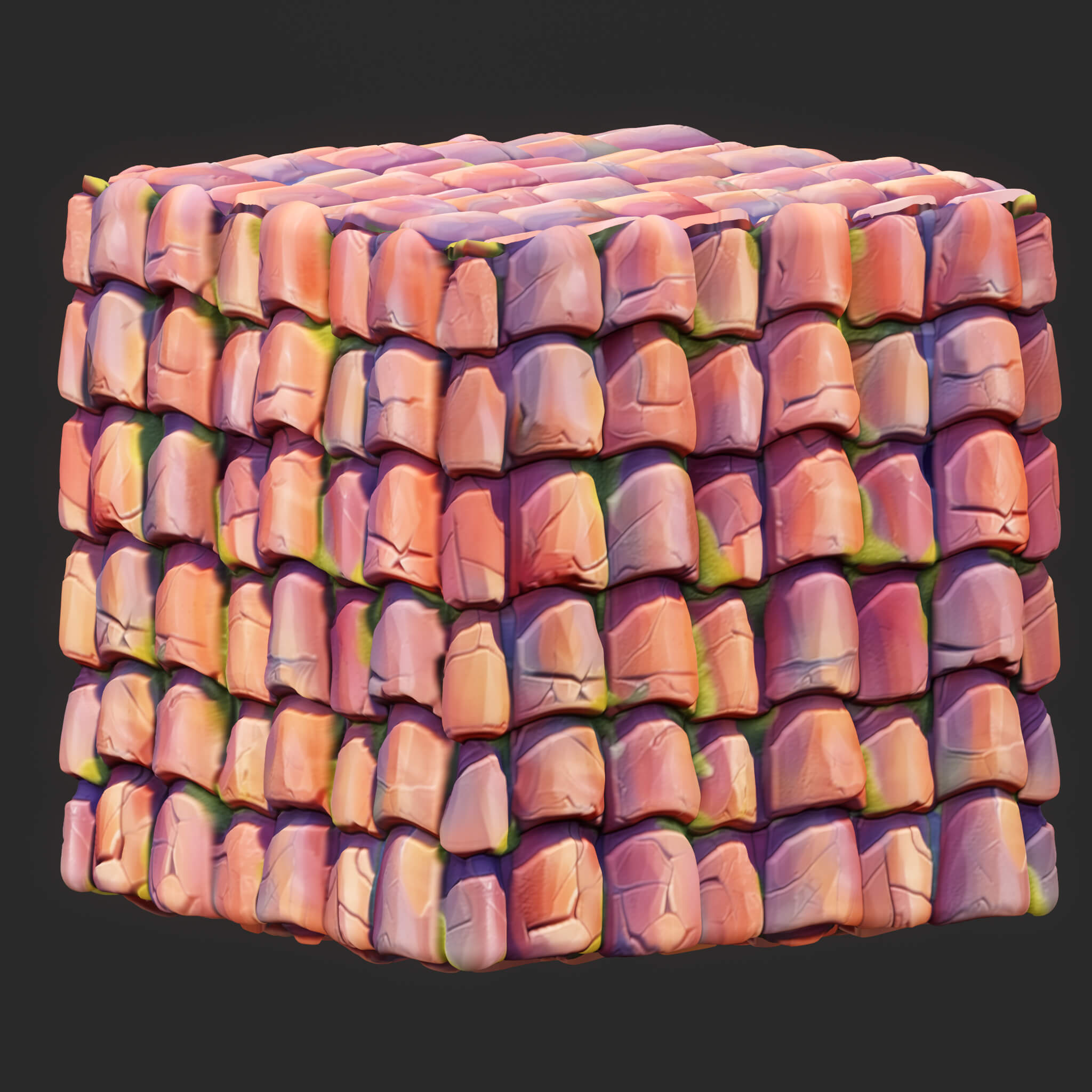Stylized Roof Seamless Texture by zames1992d