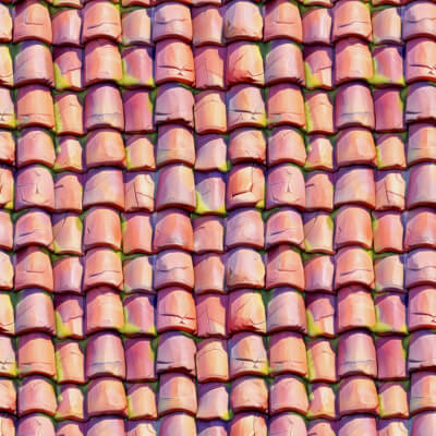 Stylized Roof Seamless Texture by zames1992d