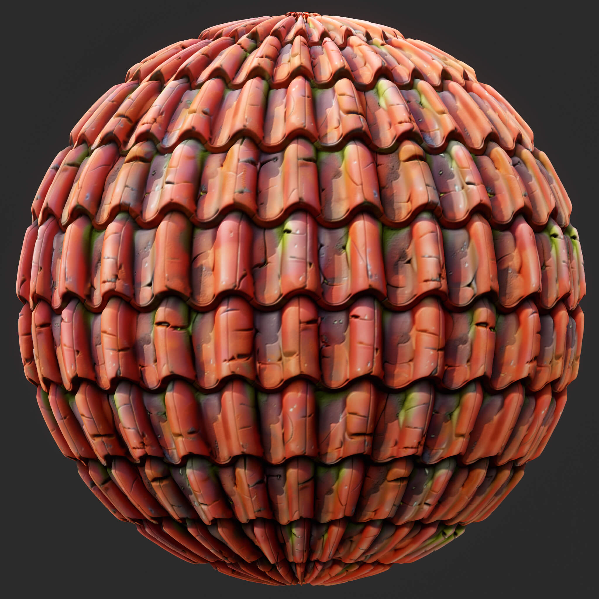 Stylized Roof Seamless Texture by zames1992d