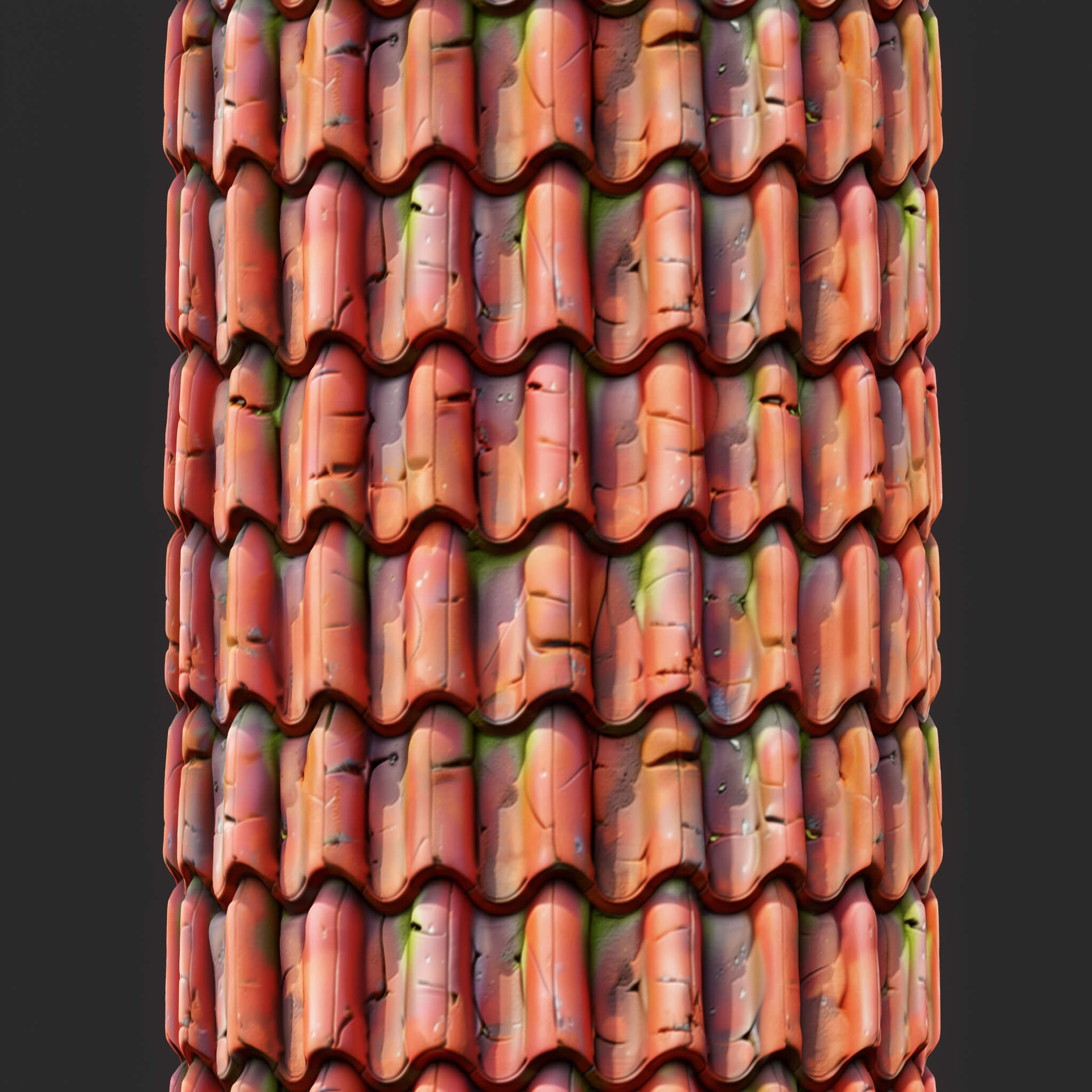 Stylized Roof Seamless Texture by zames1992d