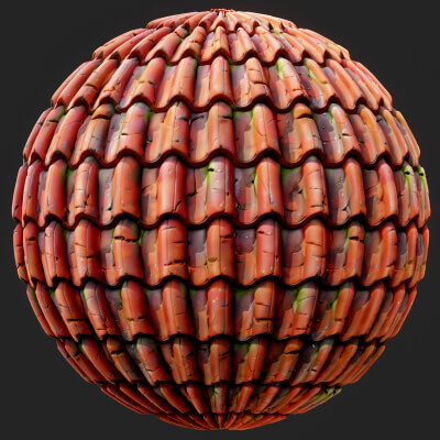 Stylized Roof Seamless Texture by zames1992d