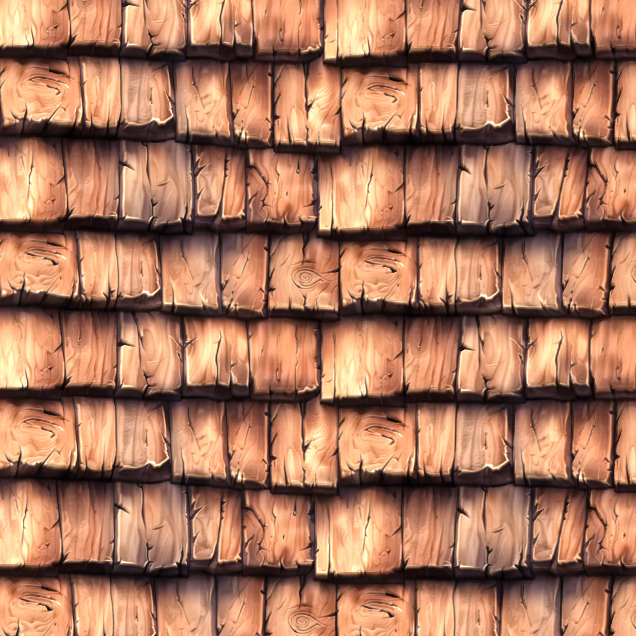 Stylized Roof Seamless Texture by zames1992d