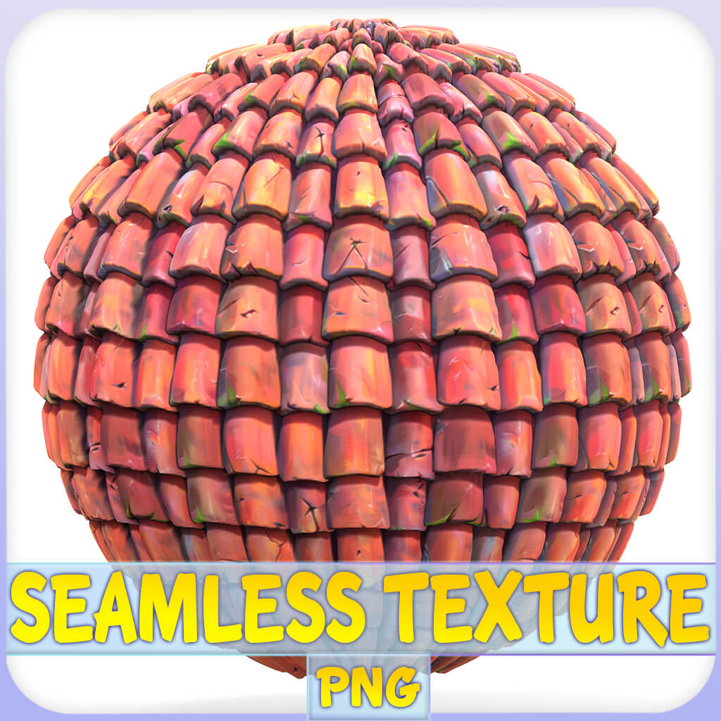Stylized Roof Seamless Texture by zames1992d