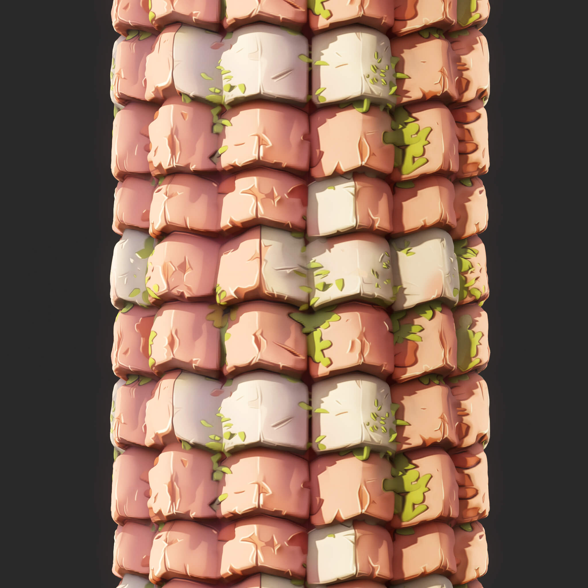 Stylized Roof Seamless Texture by zames1992d