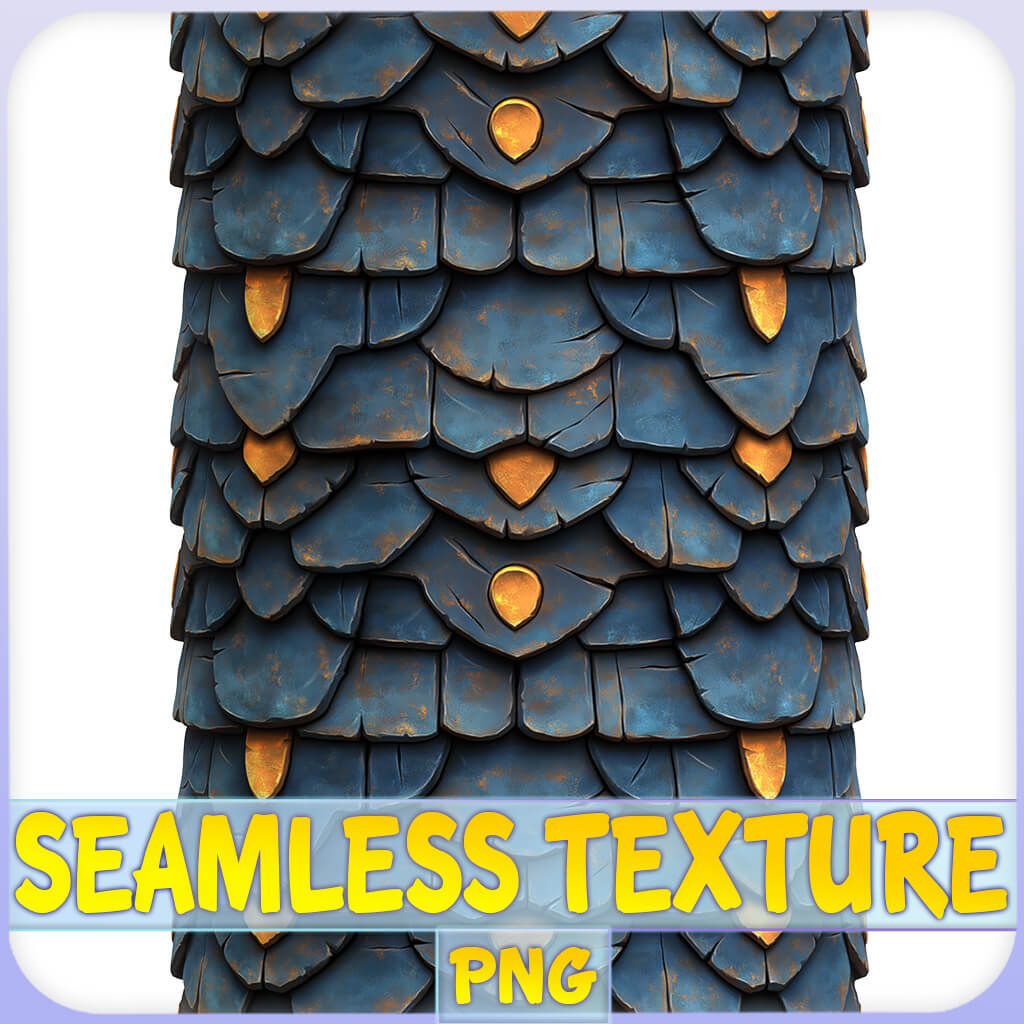 Stylized Roof Seamless Texture by zames1992d