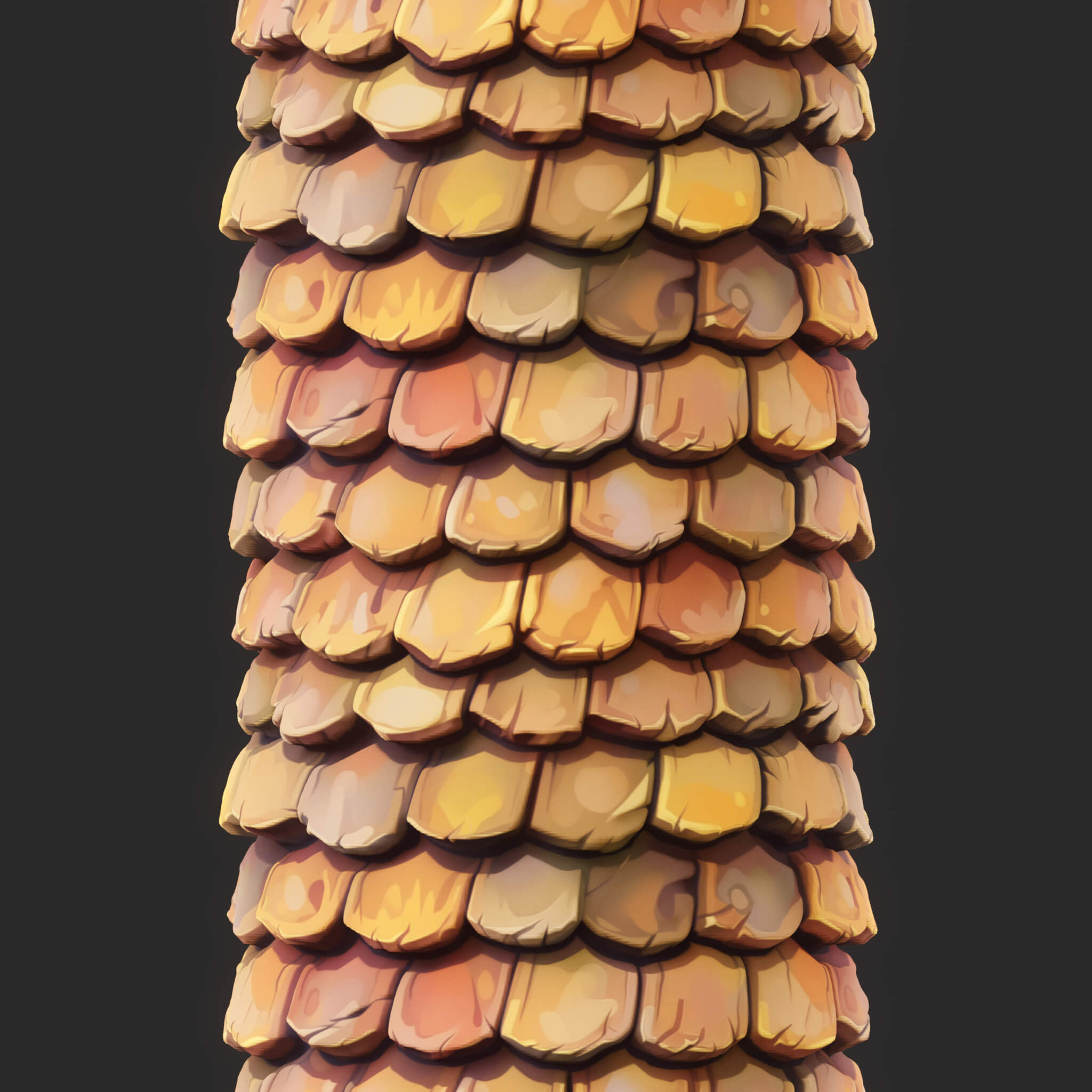 Stylized Roof Seamless Texture by zames1992d