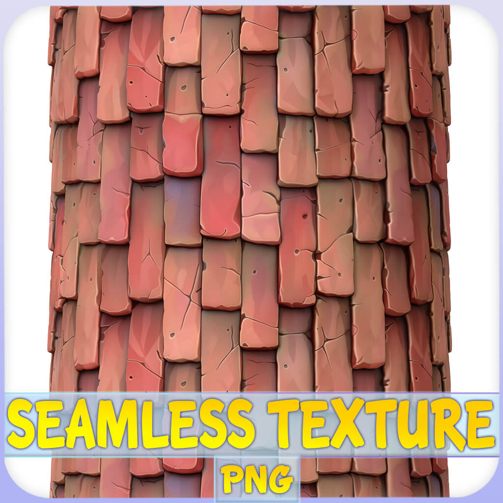Stylized Roof Seamless Texture by zames1992d