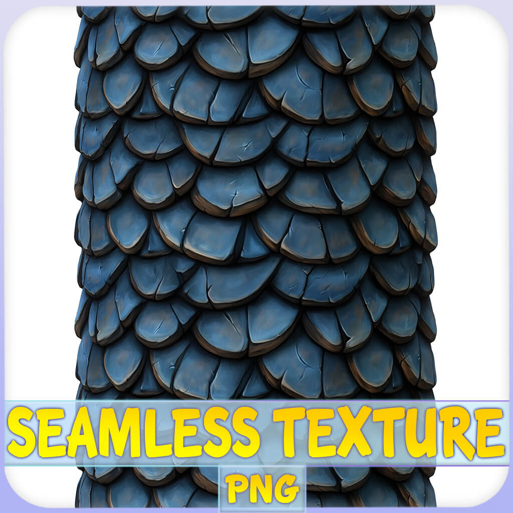 Stylized Roof Seamless Texture by zames1992d