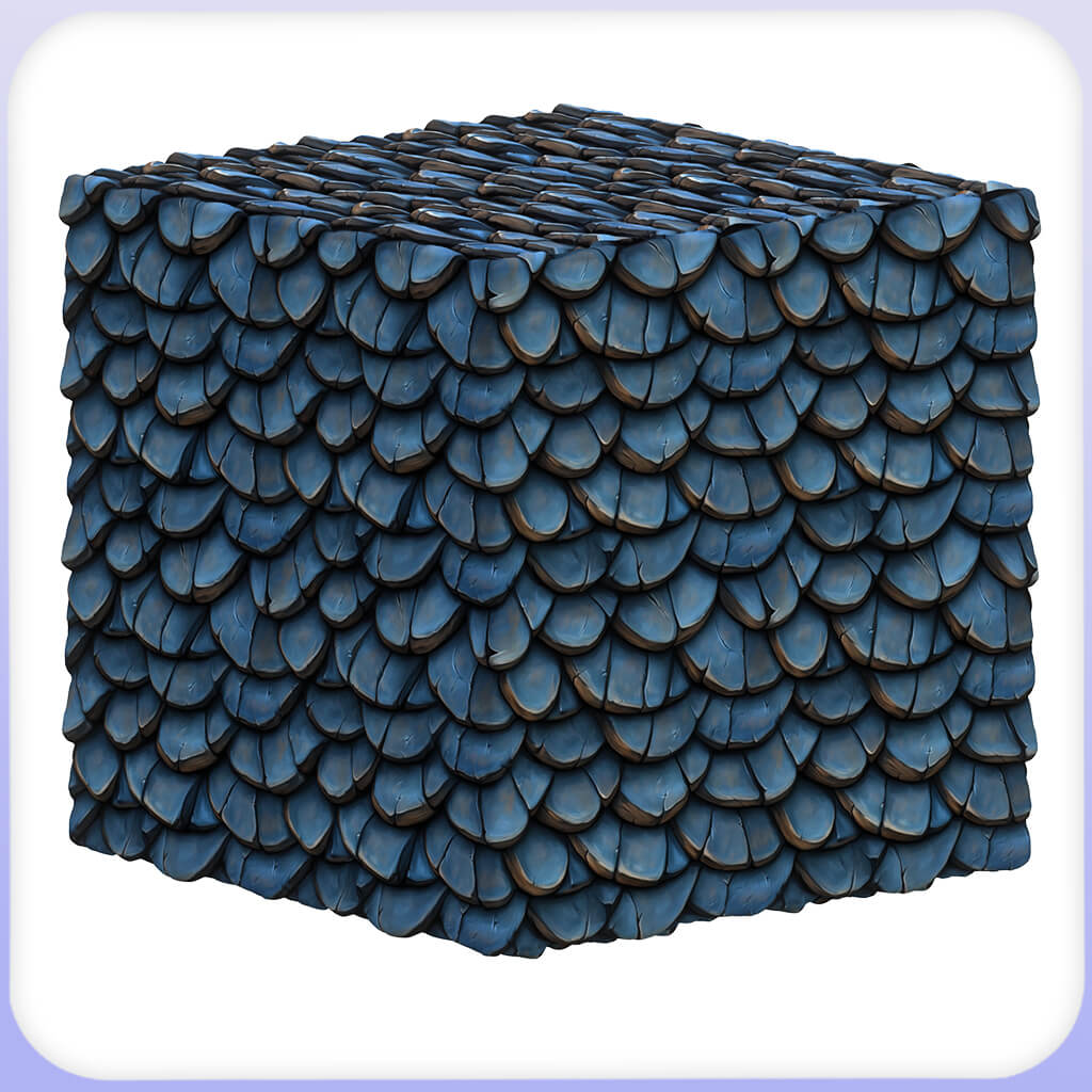 Stylized Roof Seamless Texture by zames1992d