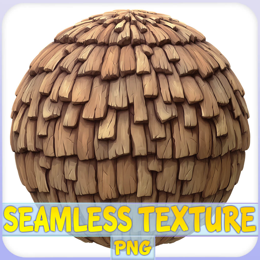 Stylized Roof Seamless Texture by zames1992d