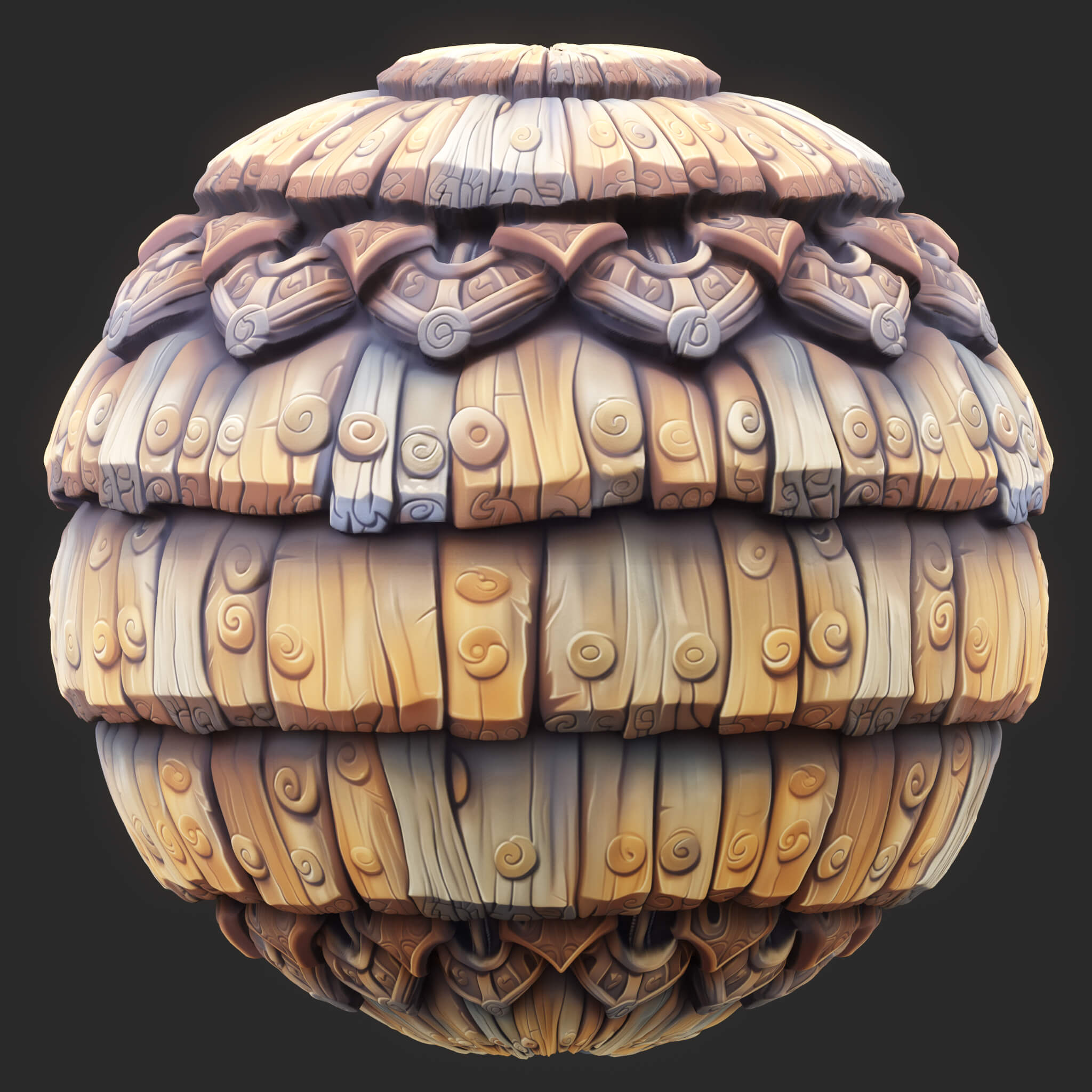 Stylized Roof Seamless Texture by zames1992d